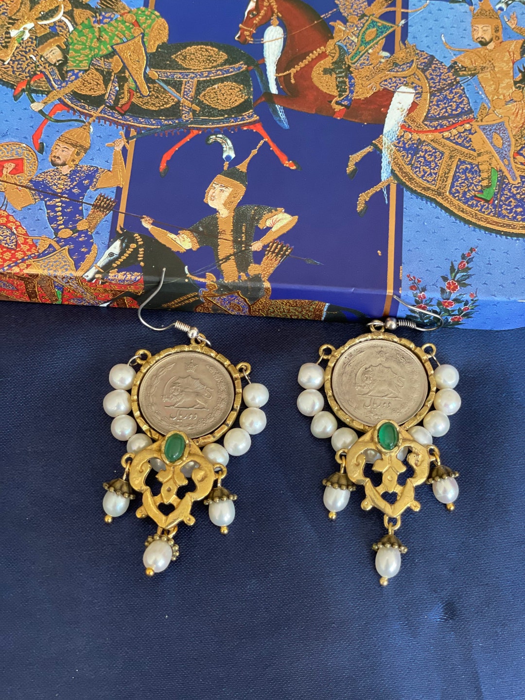 Handmade Coins Earrings Best Gift Nowruz Norooz Pahlavi Jewelry - Etsy
