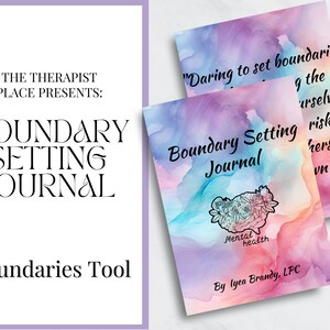 Boundary Setting Journal, Assertive Communication, Mental Health ...