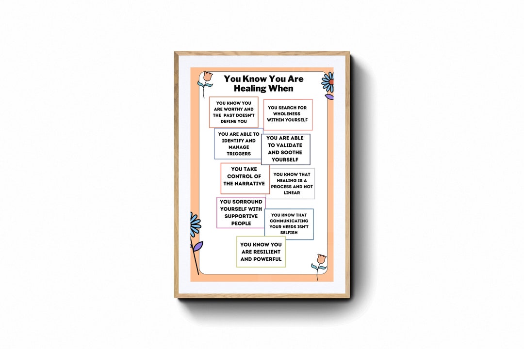 Therapist Office Decor/ Therapy Prints/ Mental Health Therapist/ You ...