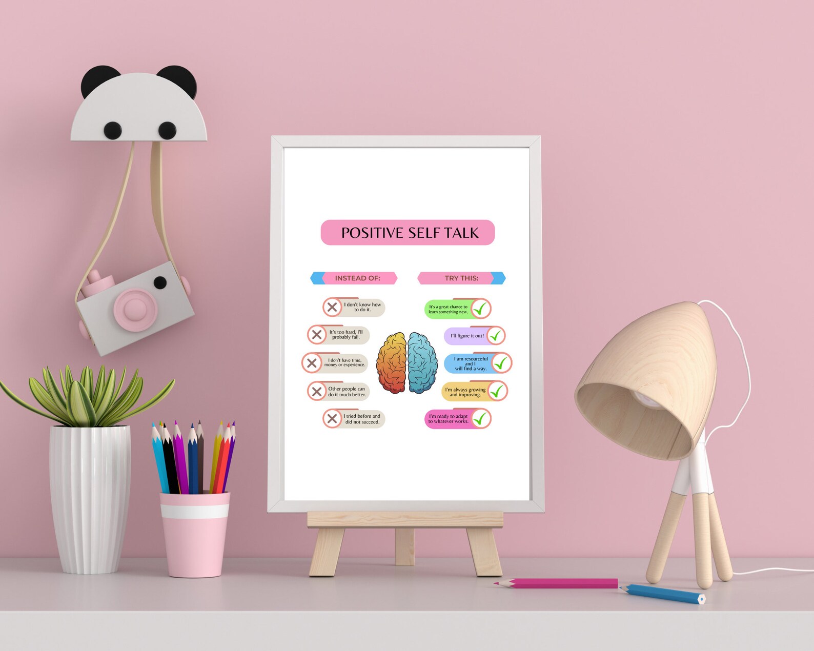 Positive Talk Poster, Growth Mindset Poster, Growth Mindset Vs Fixed ...