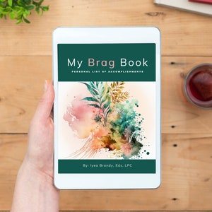 My Brag Book Planner, My Personal Achievement, Monthly Achievement ...