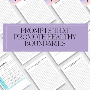 Boundary Setting Journal, Assertive Communication, Mental Health ...