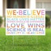36x24 in Our Home Love Wins Yard Sign Liberal Decor in Our Home Print ...