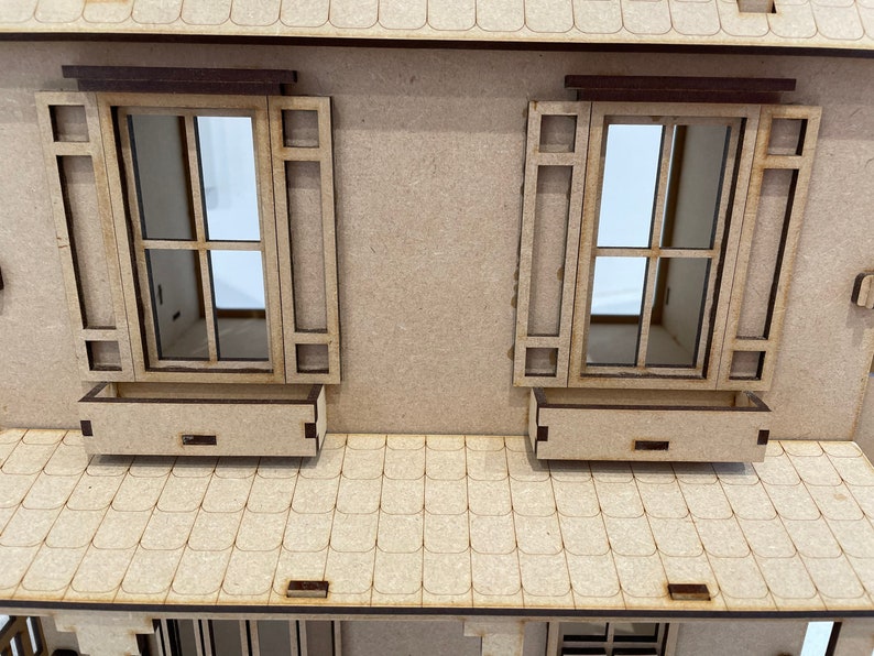 Plain Blank Make Your Own MDF Dolls House Kit Miniature Doll - Etsy UK