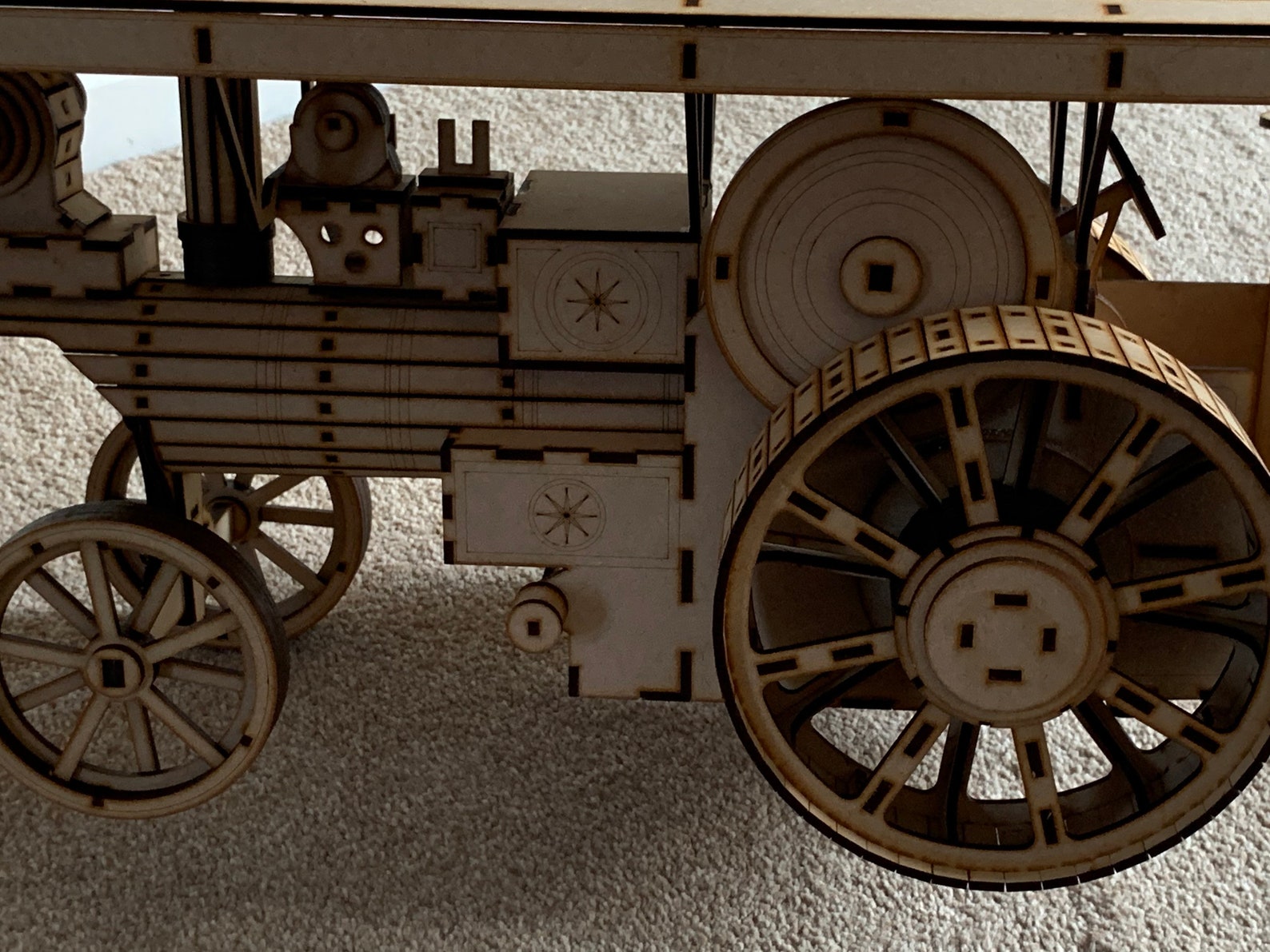 Make Your Own MDF Steam Engine, Traction Engine, DIY, Craft Kit ...