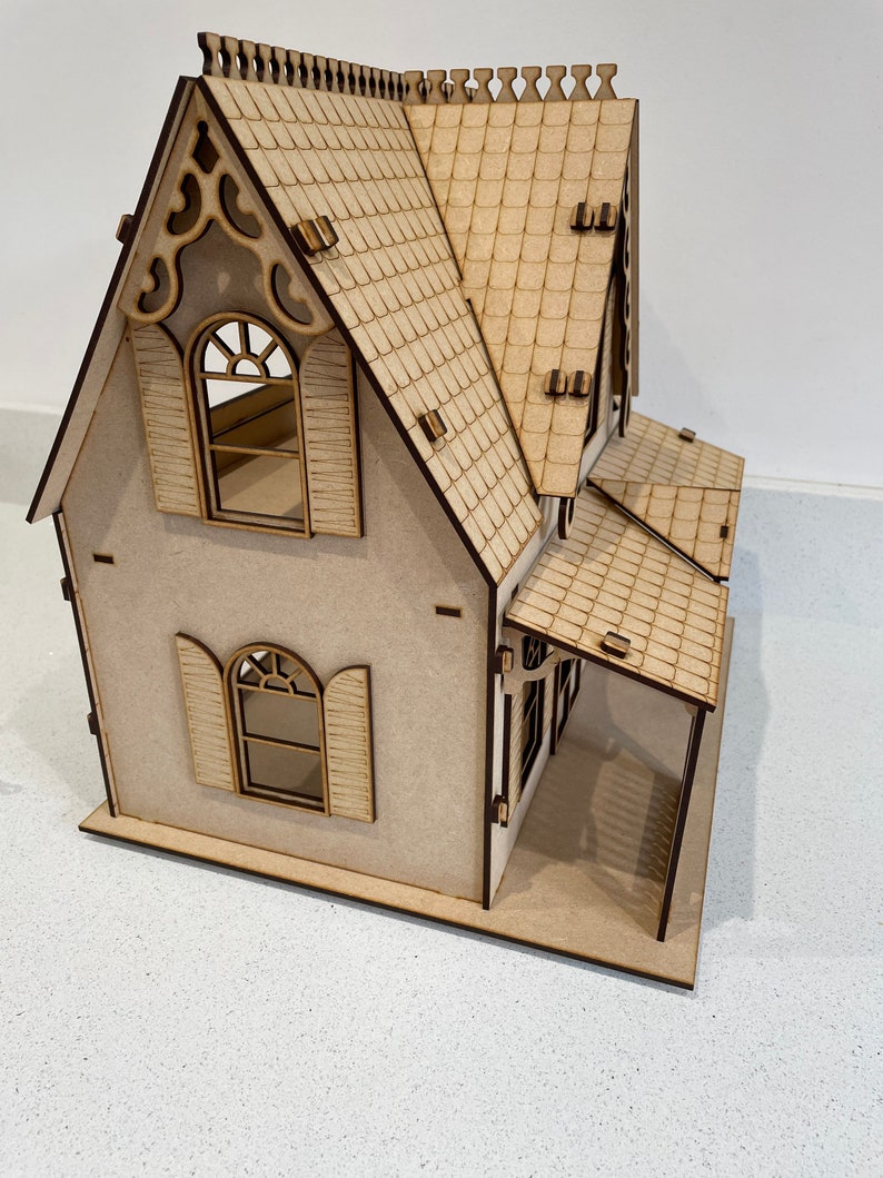 Plain Blank Make Your Own MDF Dolls House Kit Miniature Doll - Etsy
