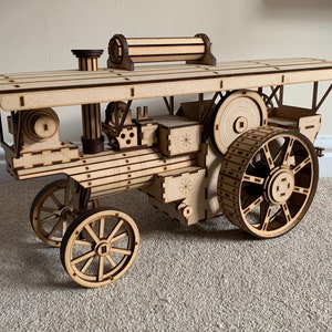 Make Your Own MDF Steam Engine Traction Engine DIY Craft - Etsy