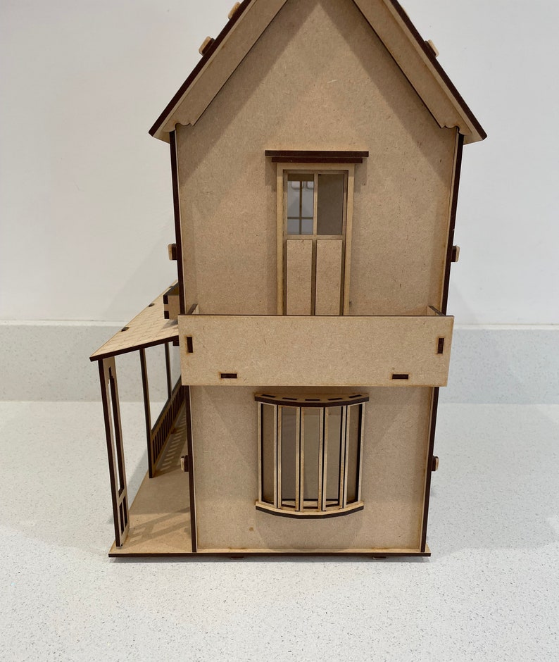 Plain Blank Make Your Own MDF Dolls House Kit Miniature Doll - Etsy UK