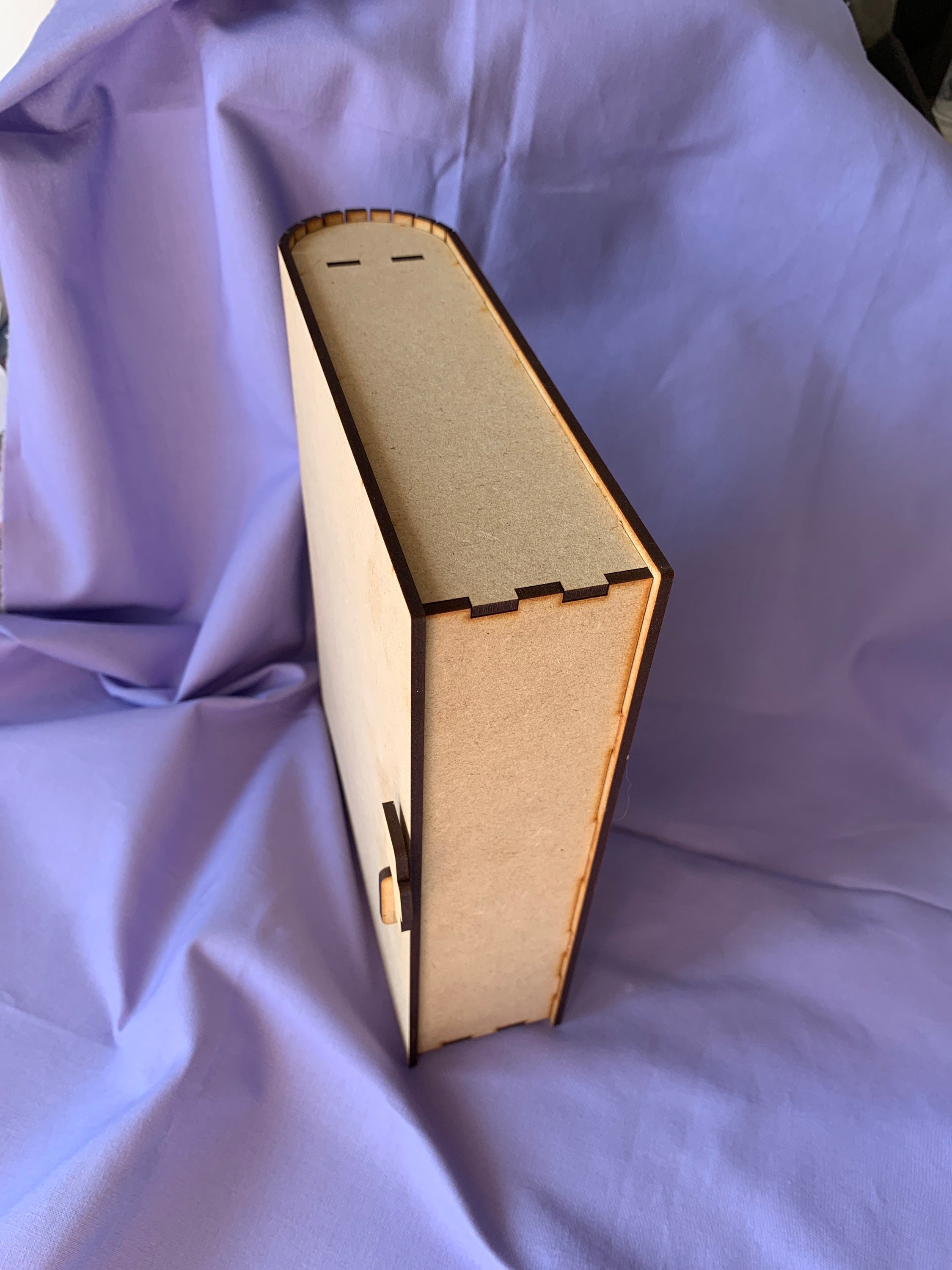 DIY MDF Book Box Kit, Decorative Storage, Self Assembly - Etsy