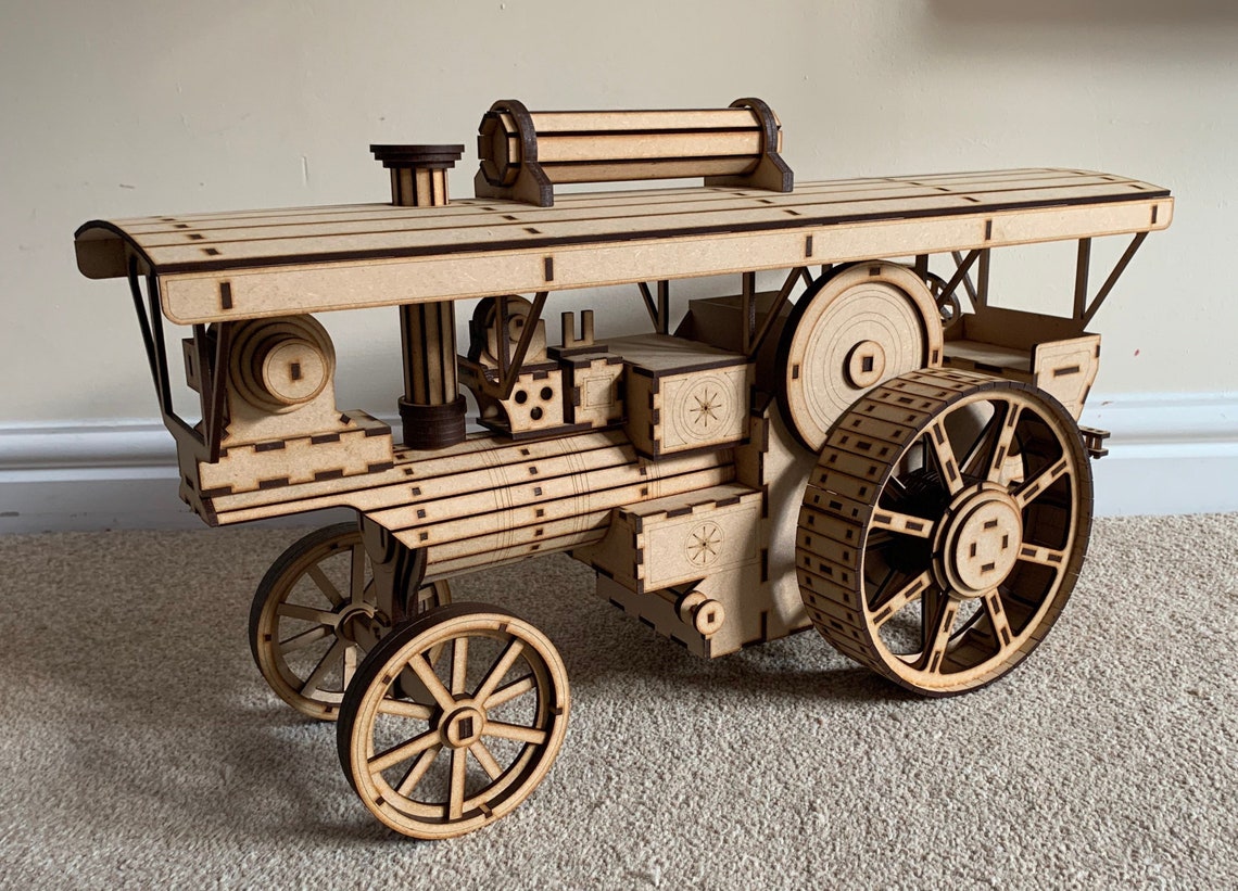 Make Your Own MDF Steam Engine, Traction Engine, DIY, Craft Kit ...