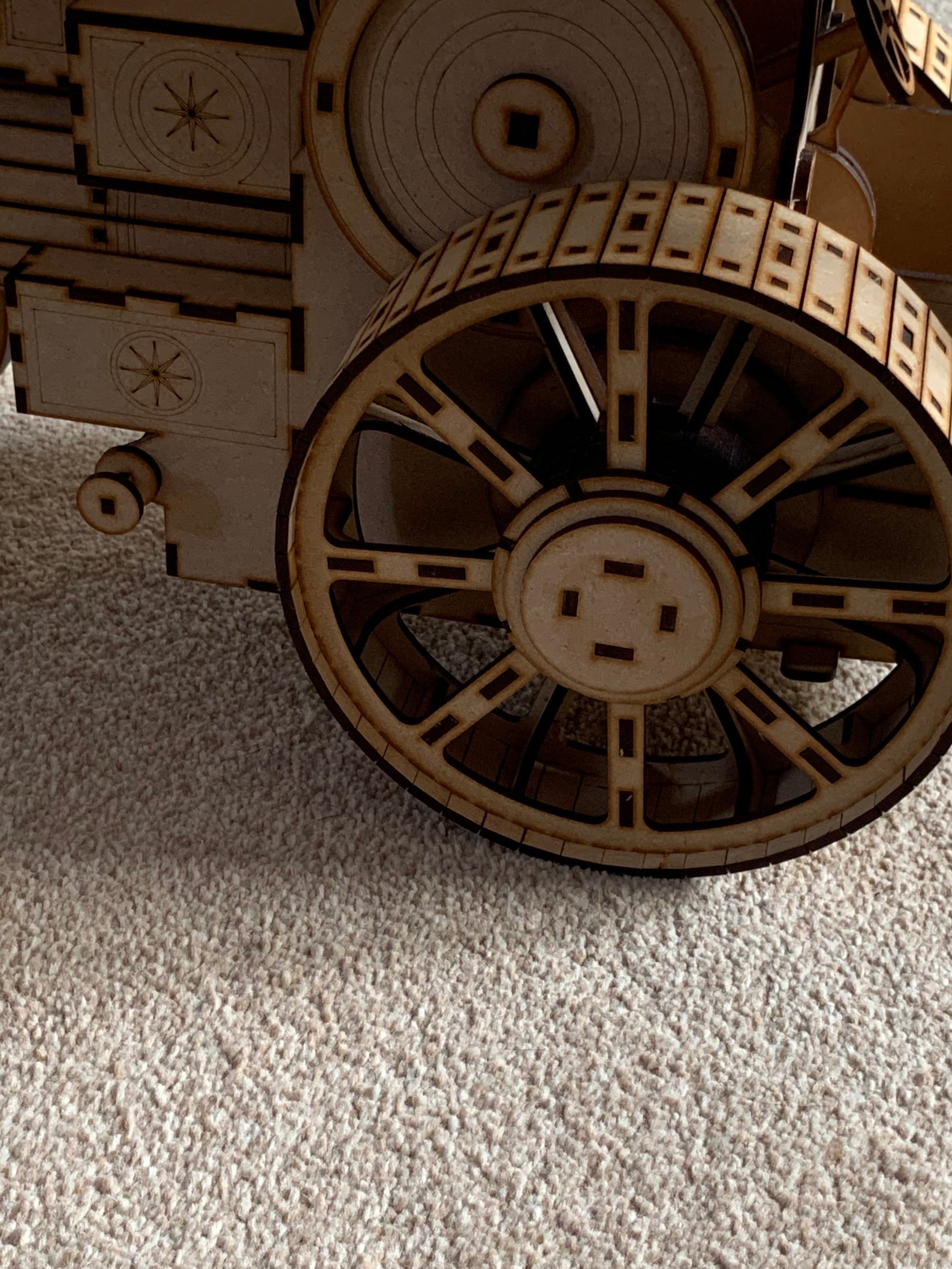 Make Your Own MDF Steam Engine, Traction Engine, DIY, Craft Kit ...