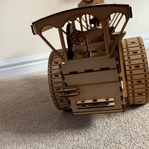 Make Your Own MDF Steam Engine Traction Engine DIY Craft | Etsy