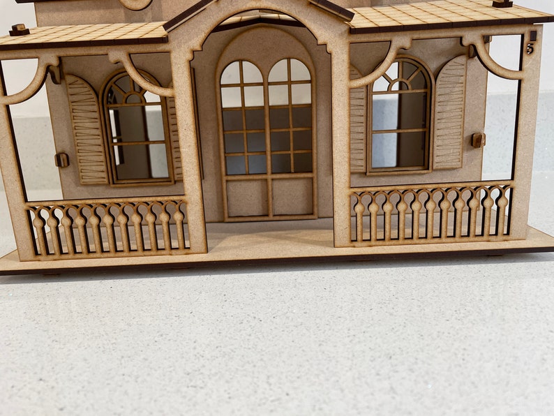 Plain Blank Make Your Own MDF Dolls House Kit Miniature Doll - Etsy