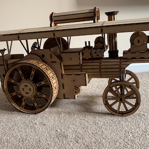 Make Your Own MDF Steam Engine, Traction Engine, DIY, Craft Kit ...