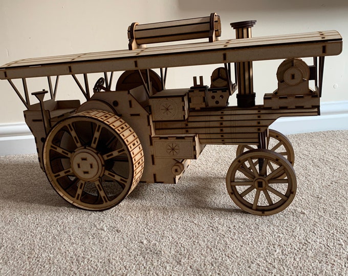 Make Your Own MDF Steam Engine, Traction Engine, DIY, Craft Kit ...