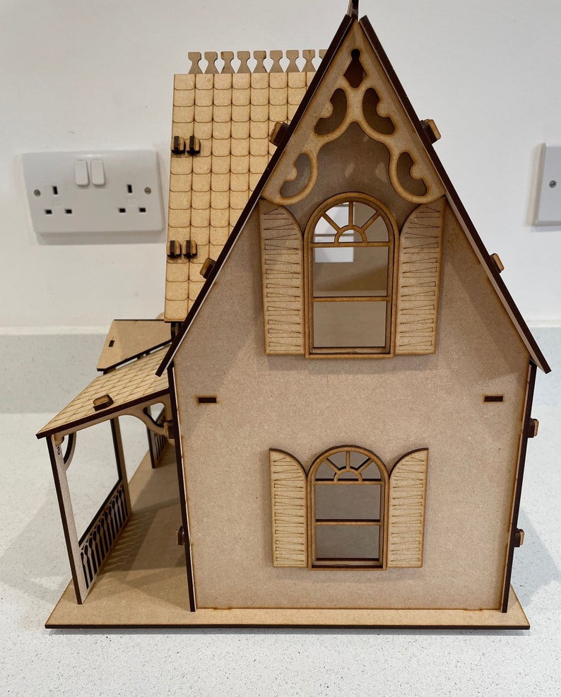 Plain Blank Make Your Own MDF Dolls House Kit Miniature Doll - Etsy