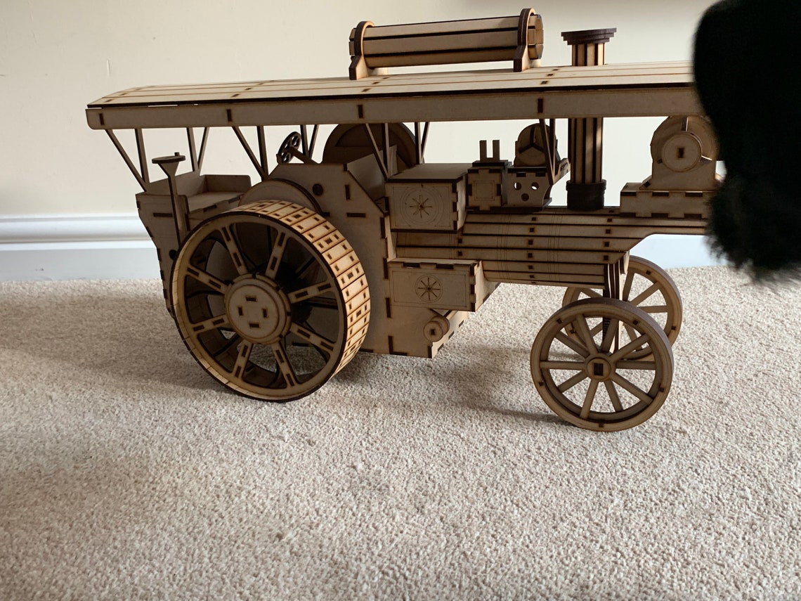 Make Your Own MDF Steam Engine Traction Engine DIY Craft - Etsy