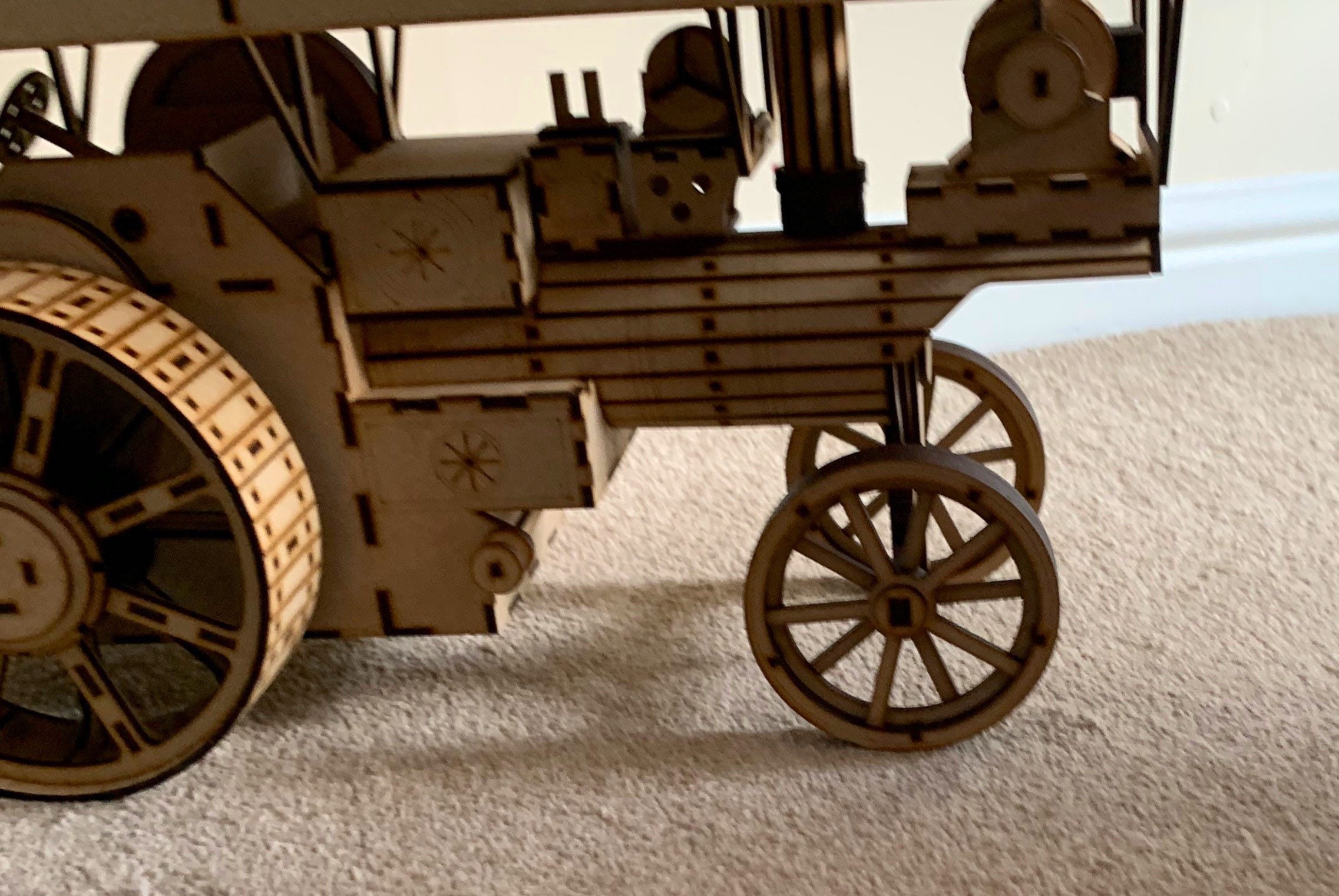 Make Your Own MDF Steam Engine, Traction Engine, DIY, Craft Kit ...