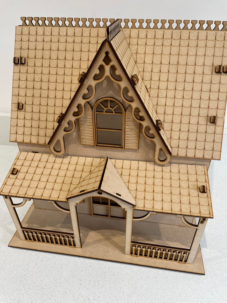 Plain Blank Make Your Own MDF Dolls House Kit Miniature Doll - Etsy