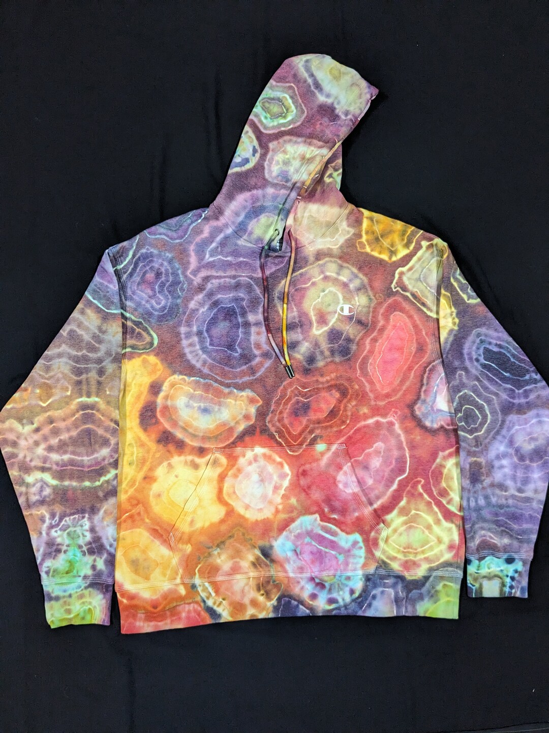 Extra Large Rainbow Geode Hoodie - Etsy