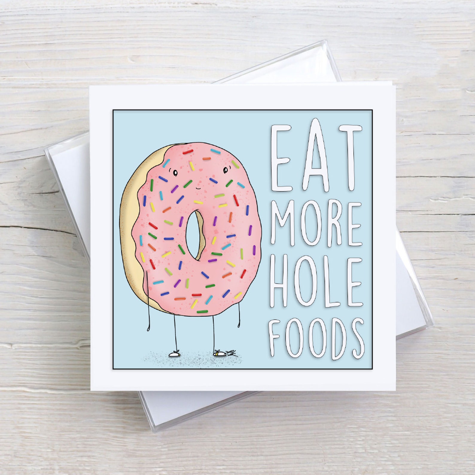 Hole Foods Card Pun Cards Funny Birthday Card Food Puns - Etsy