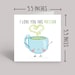 Matcha Love Card, Valentines Day Cards, Valentines Day Card, Pun Cards ...
