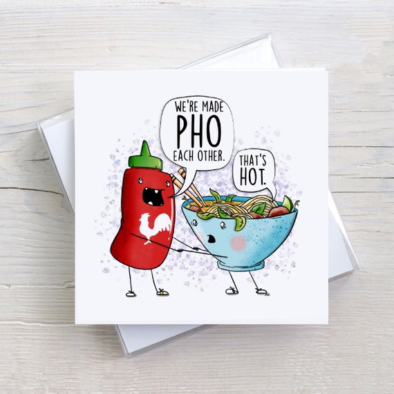 Made Pho Each Other Pho Card 1st Anniversary Card | Etsy