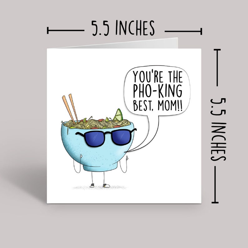 Pho Card Funny Mothers Day Card Mothers Day Card Mothers - Etsy