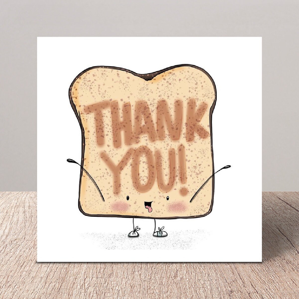 Thank You Toast Card Thank You Card Pun Cards Funny Card - Etsy