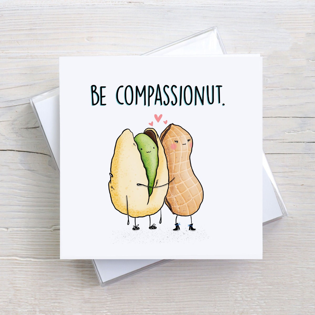 Compassionut Card Pun Cards Sympathy Card Valentines Day - Etsy