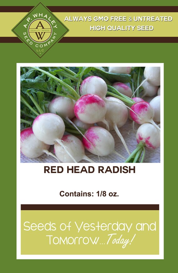 Radish Seed Packets