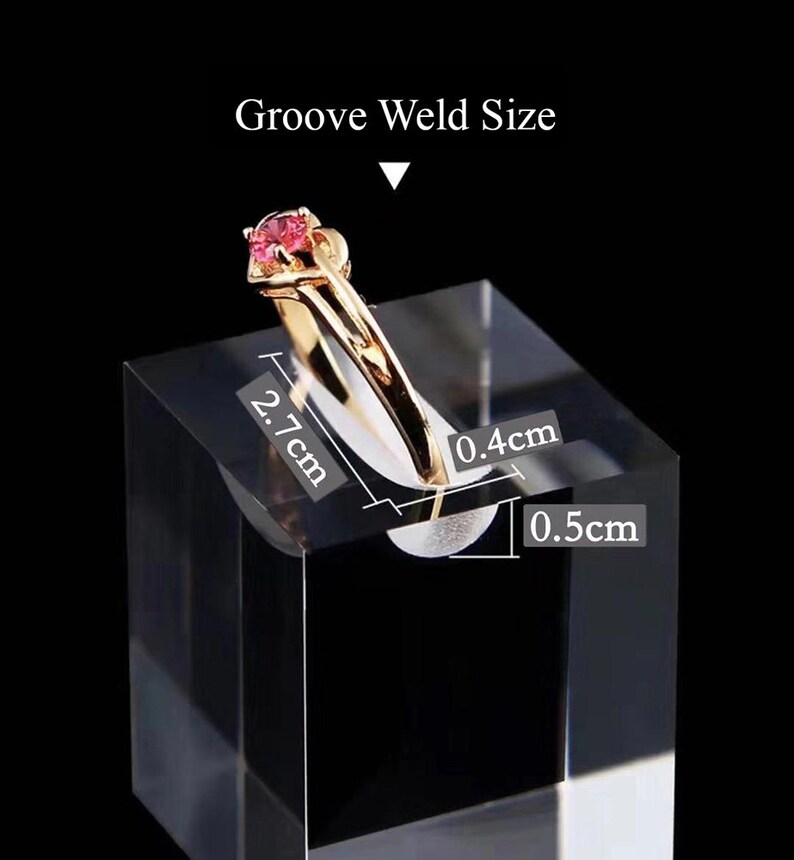 Beautiful Modern Premium Grade Clear Acrylic Ring Holder - Etsy