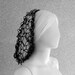 Black Zip Tie Hair Net / Black Snood / Mesh Hair Net / Zip Tie ...