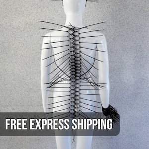 Spike Costume Spine / Zip Tie Cosplay Spine / Spinebone Armour - Etsy