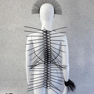Spike Costume Spine / Zip Tie Cosplay Spine / Spinebone Armour - Etsy