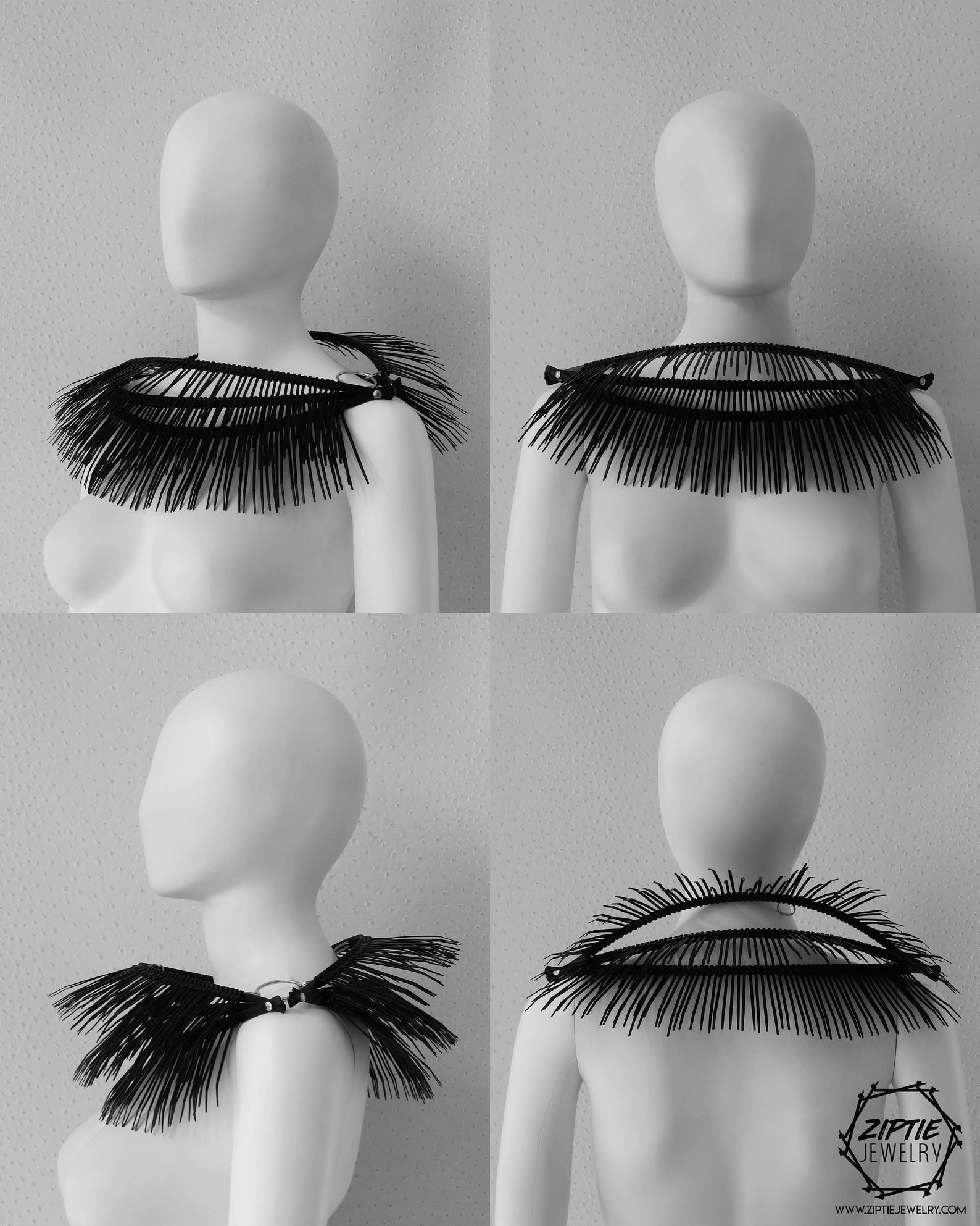 Black Shoulder Pads / Cosplay Shoulder Pad / Zip Tie - Etsy Canada