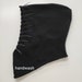 Winter Black Hood / Zip Tie Unisex Hooded Scarf / Warm Fleece Headcover ...