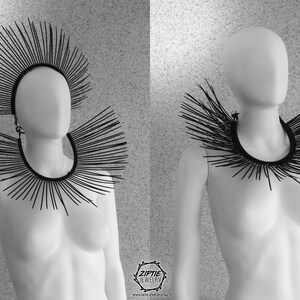 Shoulder Necklace / Fringe Shoulder Pads / Spikes Arm Necklace / One ...