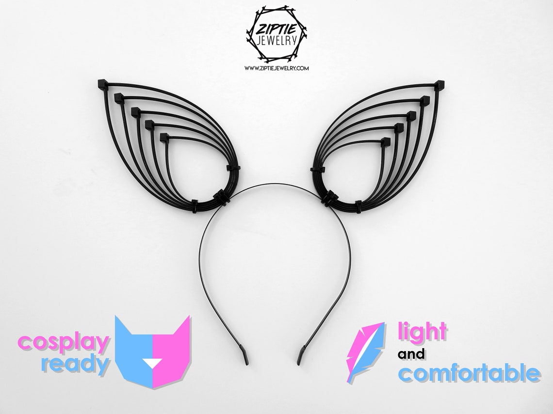 Costume Animal Ears / Cosplay Cat Ears / Bunny Ears Headband / - Etsy