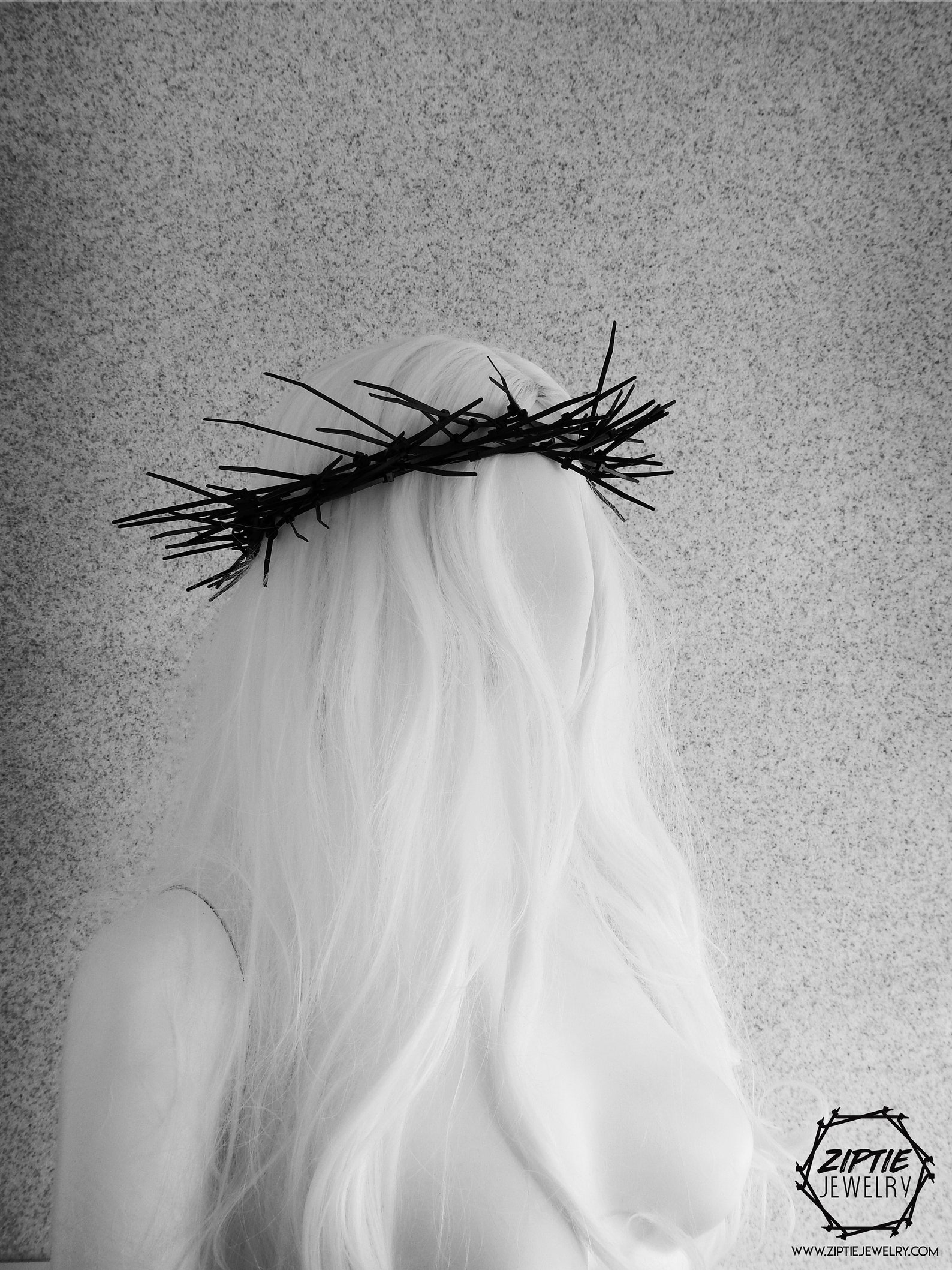 Jesus Thorns Crown / Black Religious Headpiece / Crucifix Crown of ...