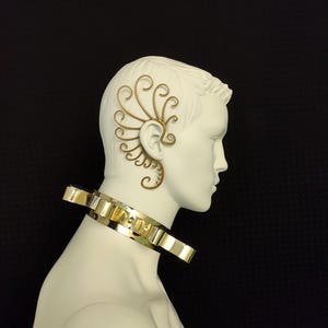 Gold Color Spiral Ear Cuffs Unique Statement Jewelry for All-day Comfort - Etsy