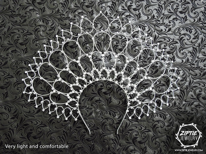 Silver Super Light Halo Crown - Etsy