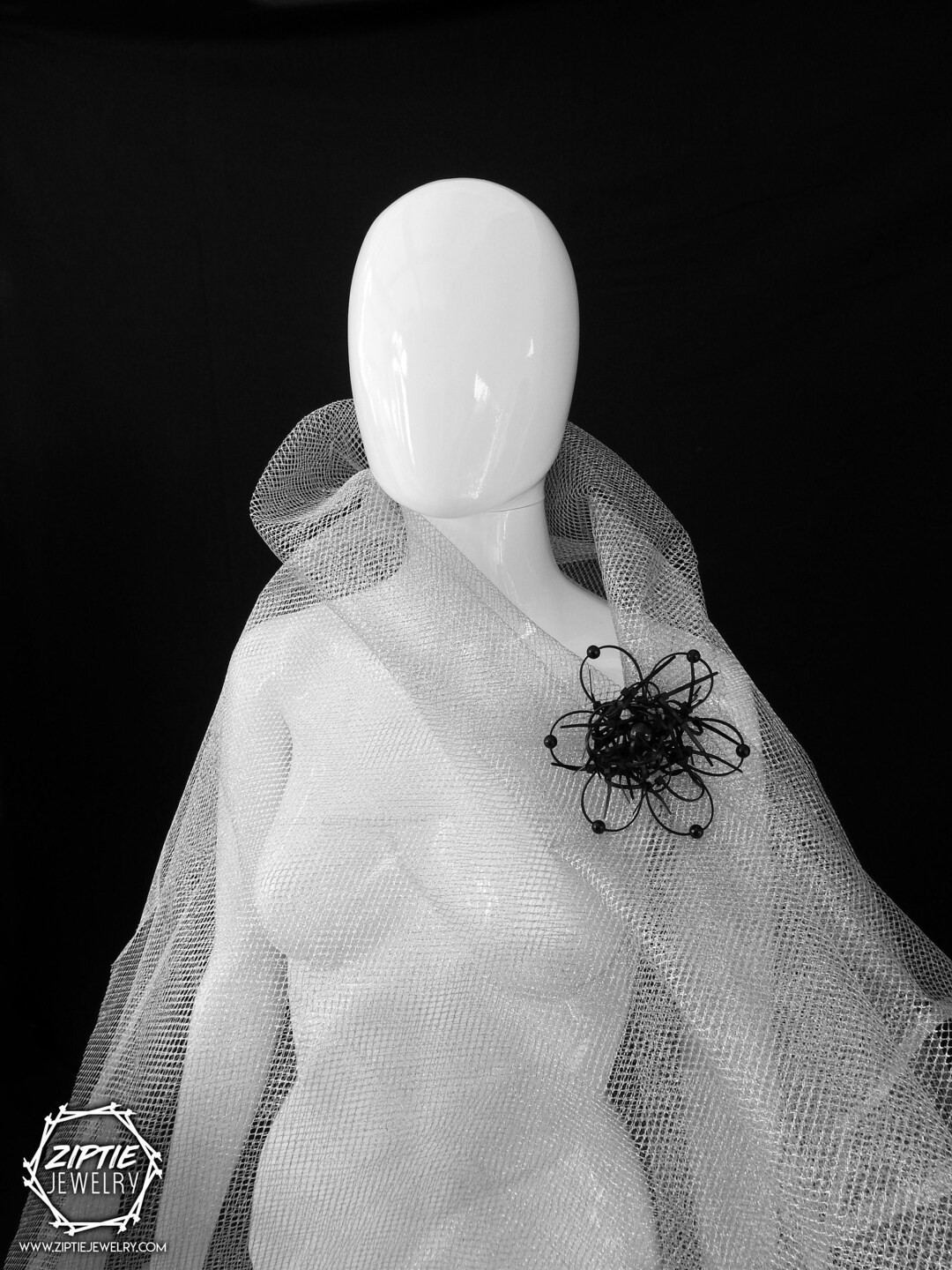 Avantgarde Brooch / Flower Pin Dress / Small Gift / Unique - Etsy