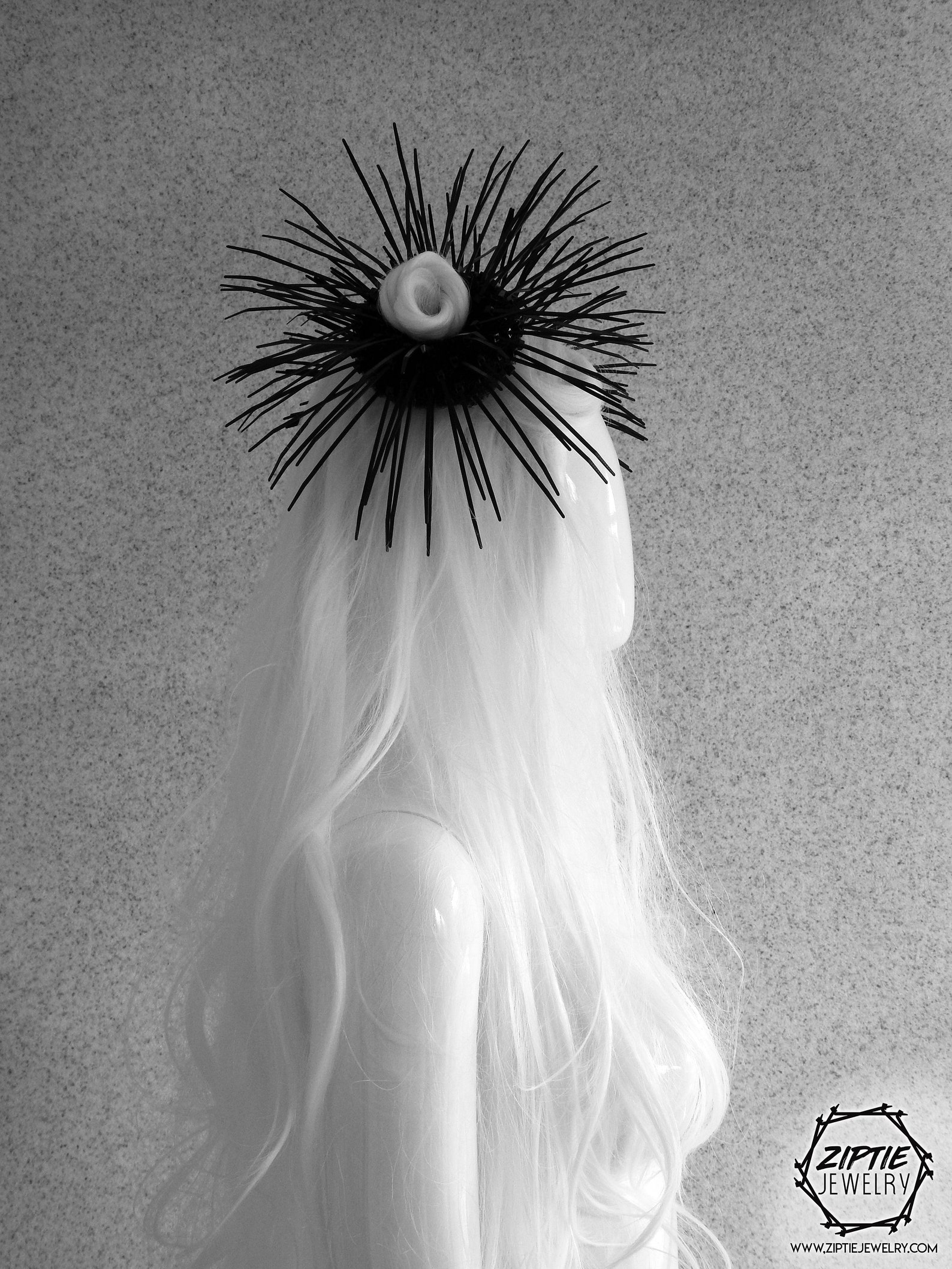 Spike Hair Pony Wrap.ponytail Holder.cosplay Hair.hair Bun Band - Etsy