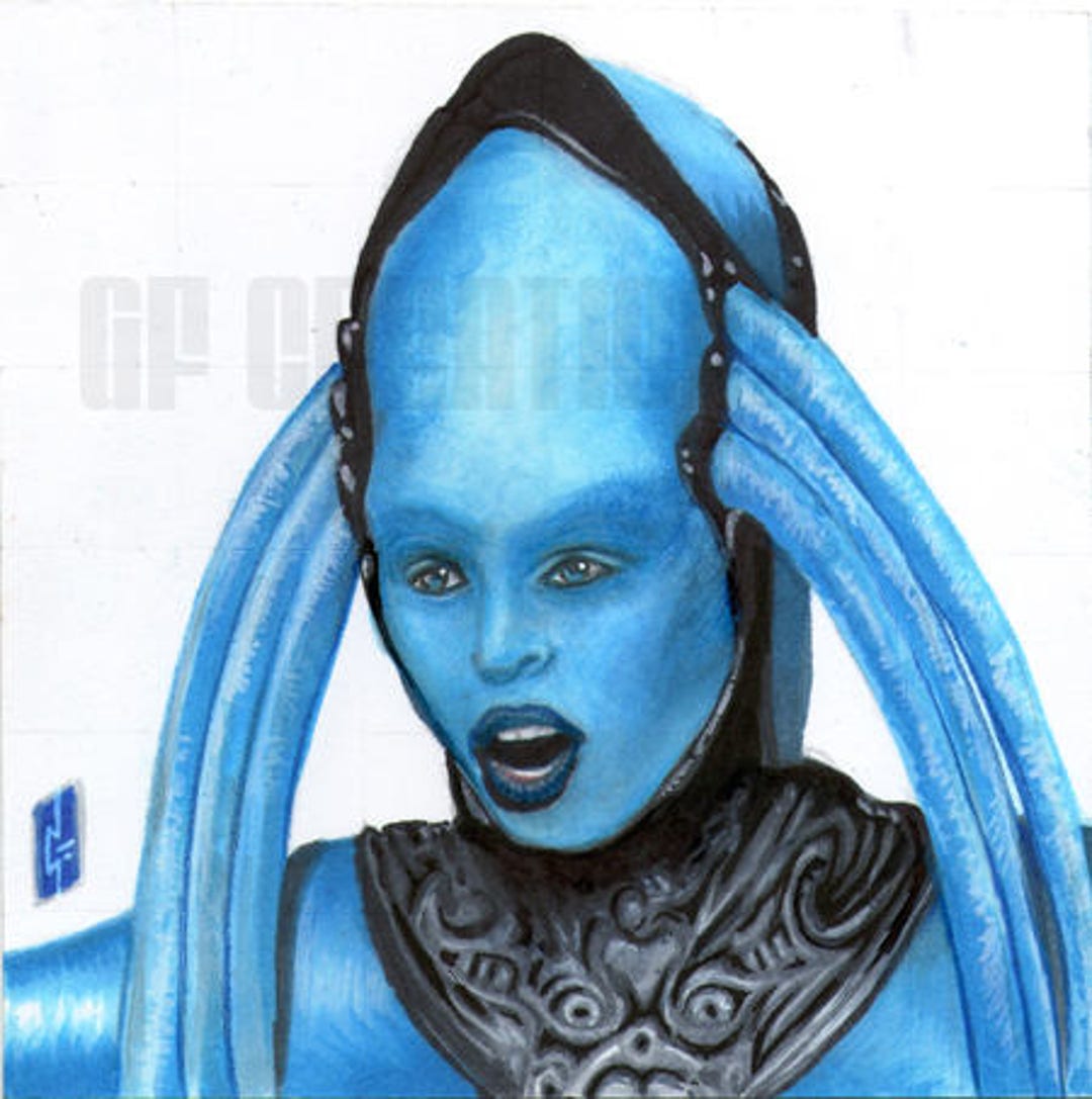 Diva From the Fifth Element 5x7 Print by Gary Flatt - Etsy