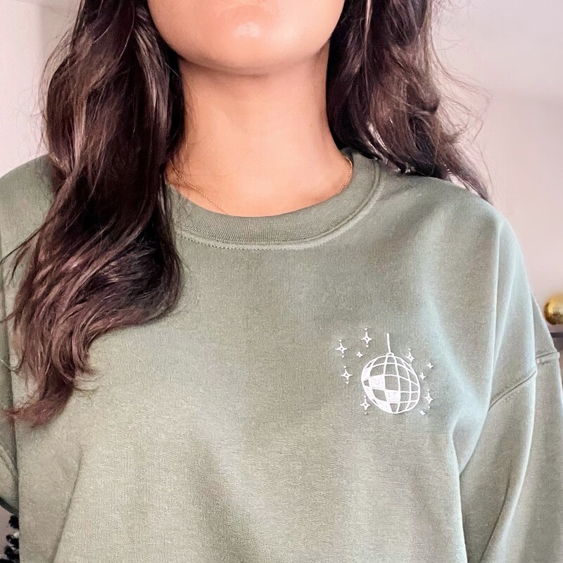 Sweat boule disco - Etsy France