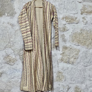 Antique Turkish Robe,ottoman ENTARI, Costume Uc Etek, Silk Anteri Robe ...