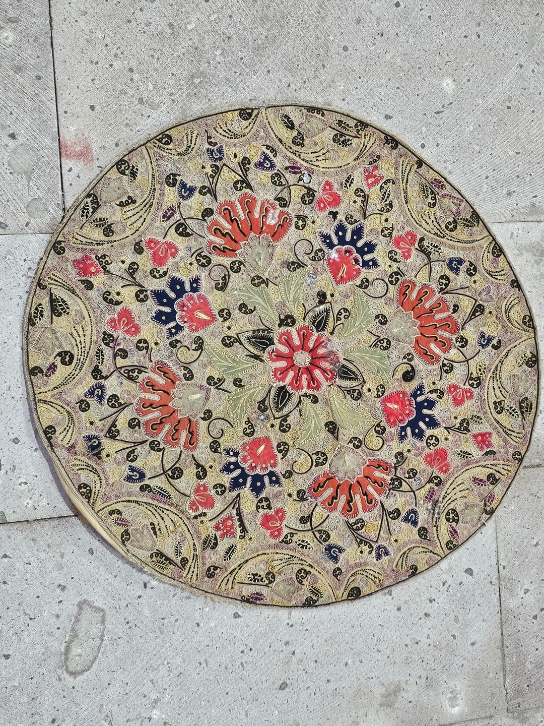 Antique Turkish Textile,vintage Embroidery,ottoman Textile ,silk ...