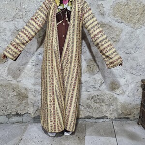 Antique Turkish Robe,ottoman ENTARI, Costume Uc Etek, Silk Anteri Robe ...