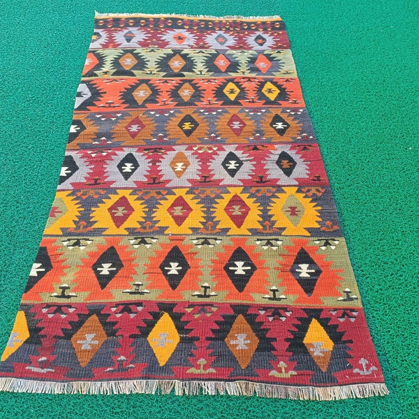 Flat Weave Runner - Etsy